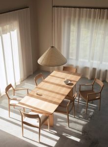 Meja Makan Informa 6 Kursi Kayu Jati Minimalis - Sobat Furniture